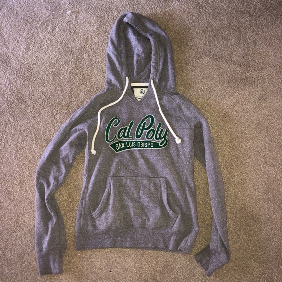 Tops | Grey Cal Poly Hoodie | Poshmark